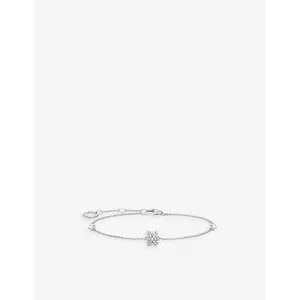 THOMAS SABO Snowflake Zirconia Sterling Silver Bracelet - White