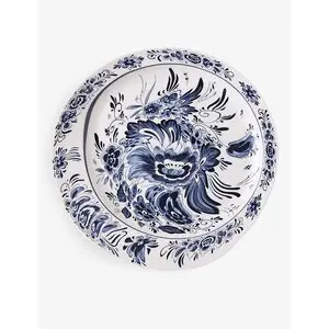 SELETTI Diesel Living With Classics On Acid Hollandia Flowers Porcelain Dinner Plate 28cm - One-color