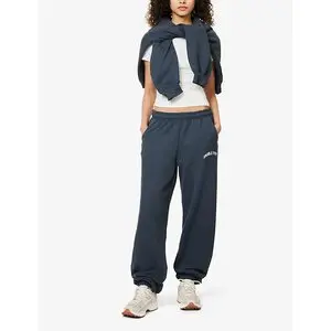 ADANOLA Straight-leg Cotton-jersey Jogging Bottoms