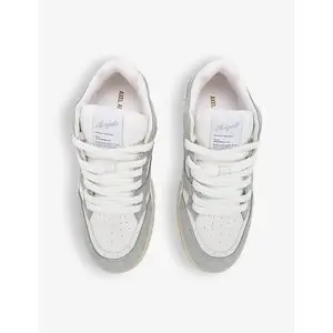 Axel Arigato Area Lo Brushed-suede And Leather Low-top Trainers - White/oth
