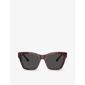 Dolce & Gabbana Dg4384 Square-frame Sunglasses - Red