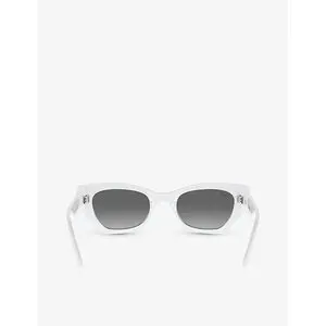 Ray-ban Zena Irregular-frame Sunglasses - White