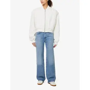 AGOLDE Harper Straight-leg Mid-rise Jeans - Flash (med Marble Ind)
