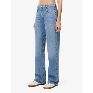 AGOLDE Harper Straight-leg Mid-rise Jeans - Flash (med Marble Ind)