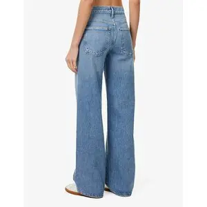 AGOLDE Harper Straight-leg Mid-rise Jeans - Flash (med Marble Ind)