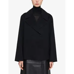 JOSEPH Gilkes Relaxed-fit Wool And Silk-blend Coat