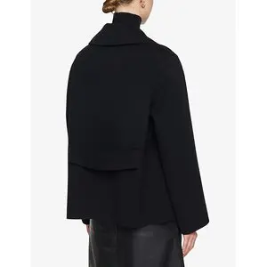 JOSEPH Gilkes Relaxed-fit Wool And Silk-blend Coat