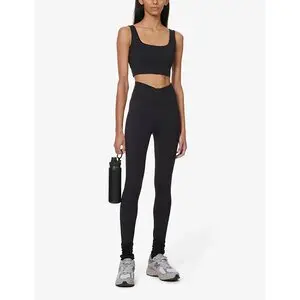 ADANOLA Ultimate Wrap-over Workout Leggings - Black