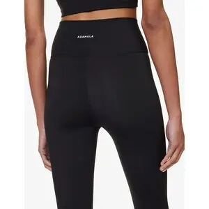 ADANOLA Ultimate Wrap-over Workout Leggings - Black