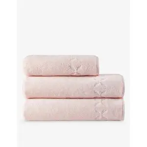 YVES DELORME Nature Jacquard-pattern Cotton Towel