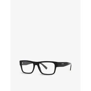 Prada Pr 15yv Square-frame Glasses - Black