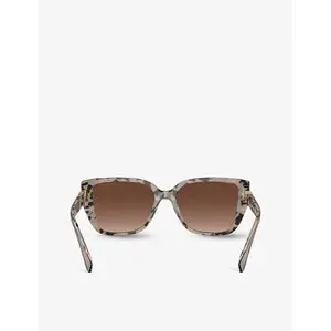 Michael Kors Acadia Rectangle Sunglasses - Brown