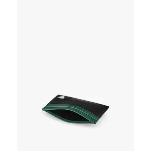 ASPINAL OF LONDON Slim Brand-plaque Leather Card Holder