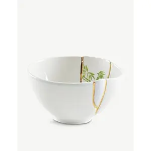 SELETTI Kintsugi N3 Porcelain And 24ct Gold Bowl 15.2cm - One-color