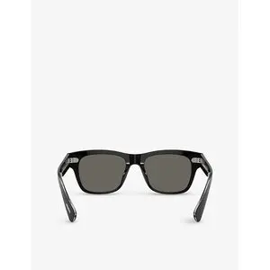 Oliver Spencer Birell Sun Pillow-frame Sunglasses - Black