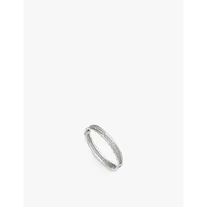 BVLGARI B.zero1 18ct White-gold And Diamond Bangle - White Gold