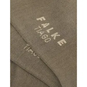 Falke Tiago Stretch-cotton Blend Socks - Military