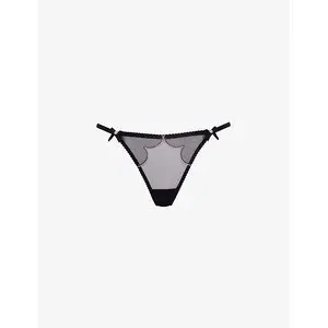 Agent Provocateur Lorna High-rise Mesh Thong - Lorna Black