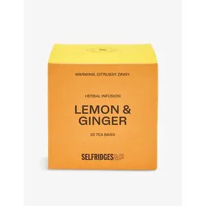 SELFRIDGES SELECTION Lemon & Ginger Tea Bags Pack Of 20 - One-color