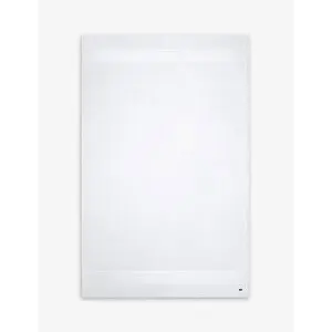 Lacoste Le Croco Logo-embroidered Cotton 40cm X 60cm - Blanc