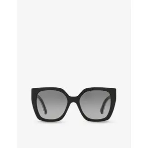 Gucci Gg1300s Butterfly Sunglasses - Black