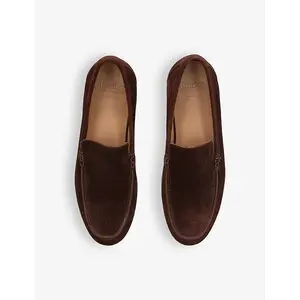 LOAKE Tuscany Suede Loafers - Dark Brown