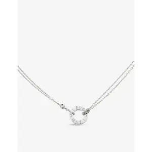 Cartier Love 18ct White-gold And 0.03ct Diamond Necklace