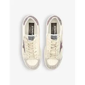 GOLDEN GOOSE Stardan Leather Low-top Trainers - White/comb