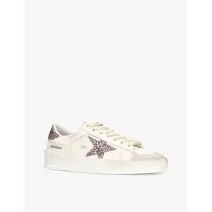 GOLDEN GOOSE Stardan Leather Low-top Trainers - White/comb