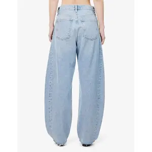 AGOLDE Luna Faded-wash Wide Leg Jeans - Void (lt Indigo)