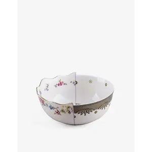 SELETTI Hybrid Saylac Abstract-pattern Bone-china Porcelain Bowl - One-color
