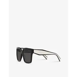 Prada Pr 24zs Square-frame Sunglasses - Black