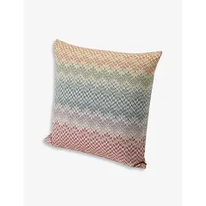 Missoni Arras Geometric-pattern Woven Cushion 60cm X 60cm - Multi-coloured