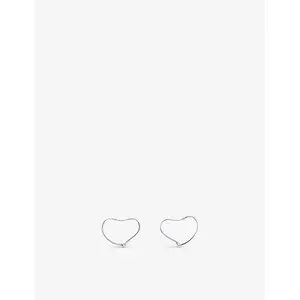 Tiffany & Co. Elsa Peretti® Open Heart Hoop Earrings - Silver