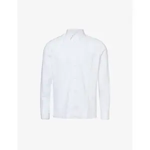 Vilebrequin Caroubis Logo-embroidered Linen Shirt - Blanc