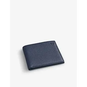 ASPINAL OF LONDON Billfold Logo-embellished Leather Wallet - Navy