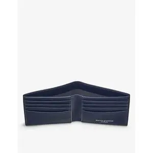 ASPINAL OF LONDON Billfold Logo-embellished Leather Wallet - Navy