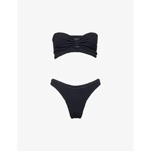 Hunza G Jean Bandeau Bikini Set - Black