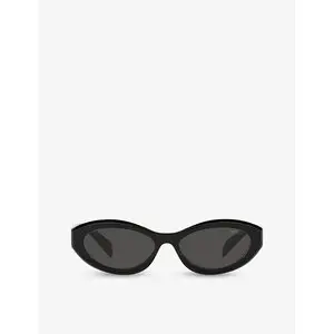 Prada Pr 26zs Irregular Sunglasses - Black