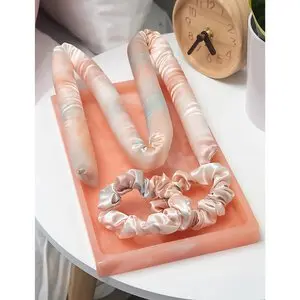 KITSCH Satin Heatless Curling Set - Sunset Tie Dye