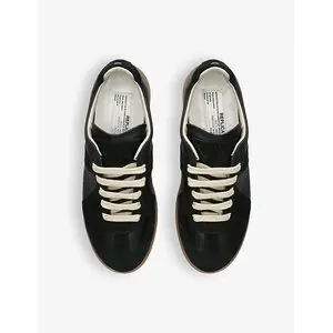 MAISON MARGIELA Replica Leather Low-top Sneakers - Black