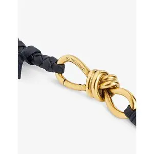 Bottega Veneta Andiamo Braided Leather Belt