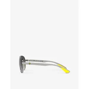 Ray-ban Scuderia Ferrari Metal Sunglasses - Silver
