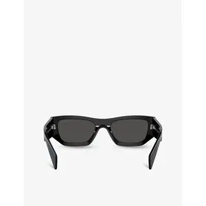 Prada Pr A01s Pillow-shaped Sunglasses - Black