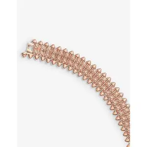Cartier Clash De 18ct And Diamond Bracelet - Rose Gold