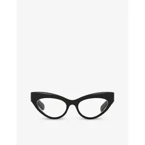 Gucci Gg1295o Cat-eye Acetate Optical Glasses - Black