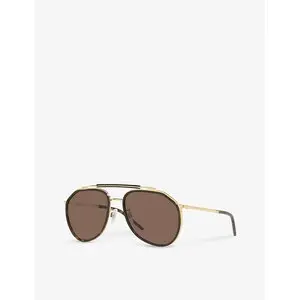 Dolce & Gabbana Dg2277 Pilot-frame Sunglasses