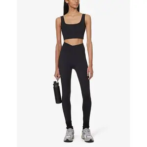 ADANOLA Ad Core Square Neck Bra - Black