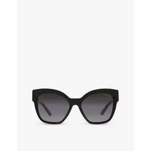 Prada Pr 17zs Square-frame Acetate Sunglasses - Black