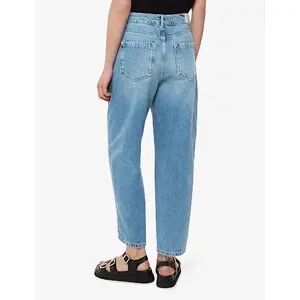 Whistles Authentic Barrel-leg Mid-rise Jeans